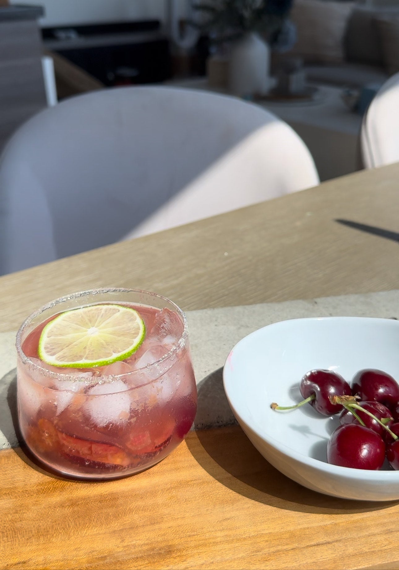 Smoky Cherry Lime Spritz – Studio Badge